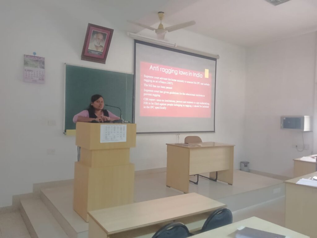 Anti-Ragging Laws in India- Awareness Creation Workshop by Anti-Ragging ...